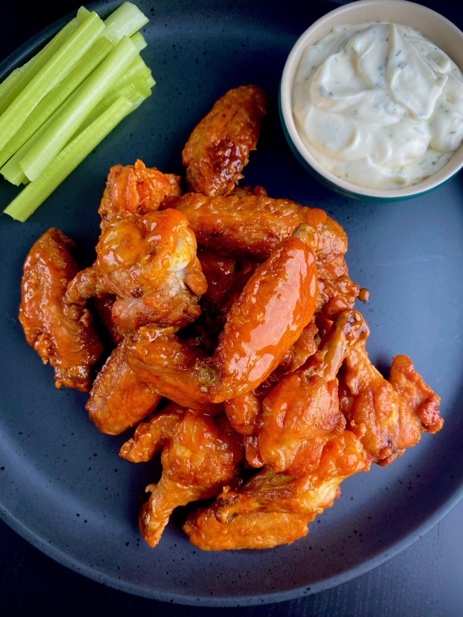 Classic Buffalo Chicken Wings - Dinnertime Somewhere