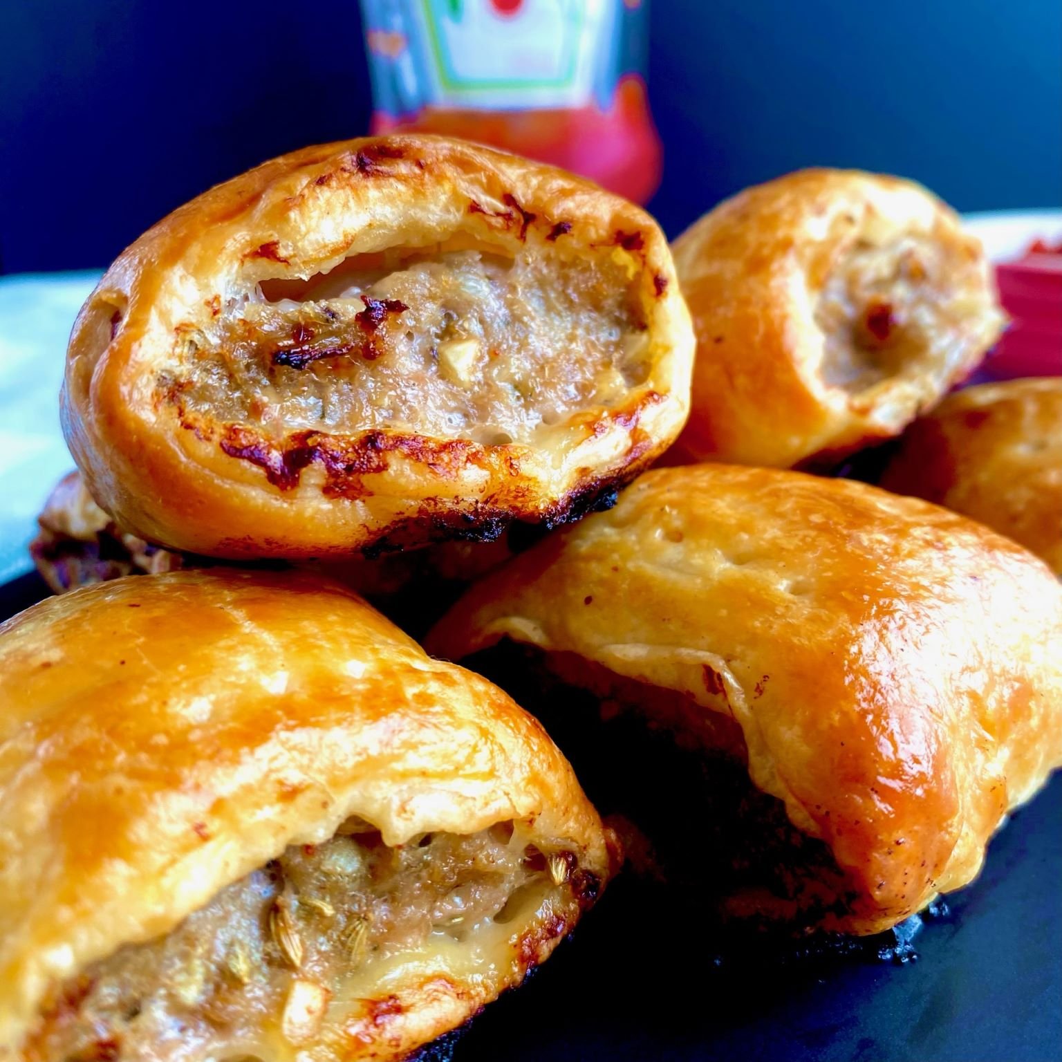 Pork Sausage Rolls - Dinnertime Somewhere