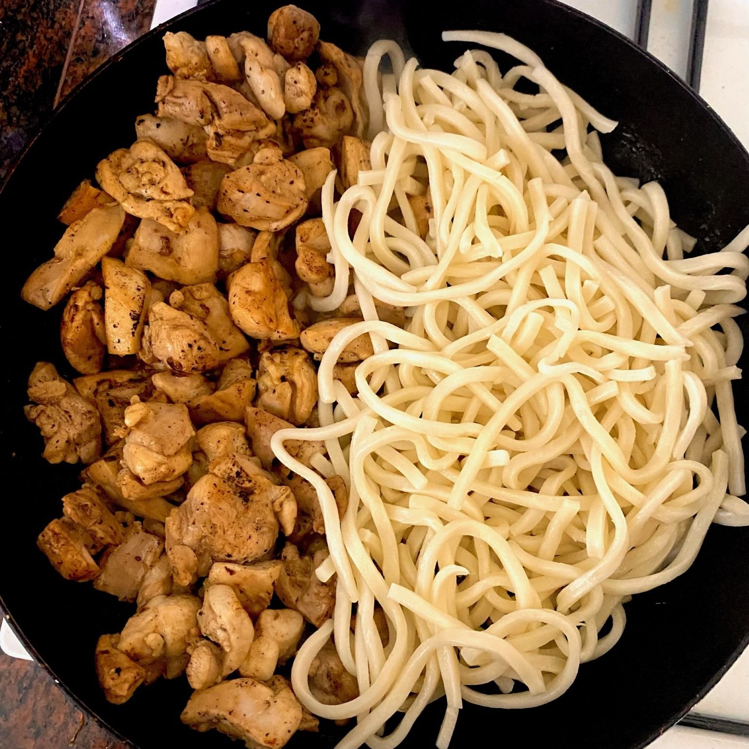 Chicken Yaki Udon Noodles