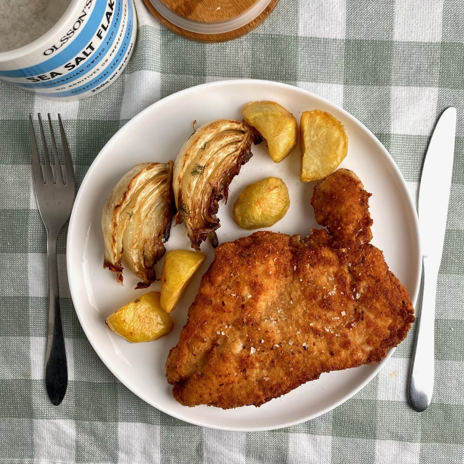 Pan Fried Chicken Schnitzel