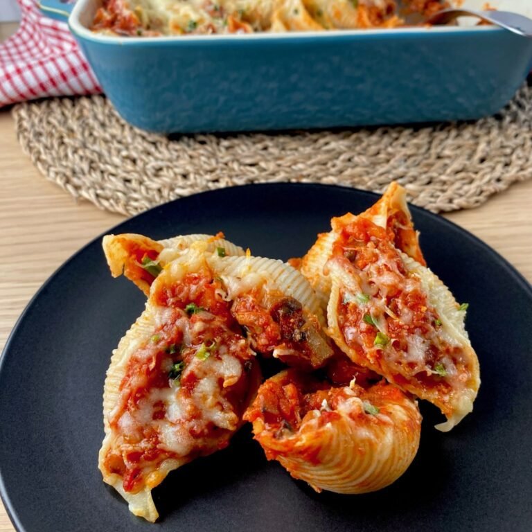 Bolognese Stuffed Conchiglioni – Stuffed Giant Shell Pasta