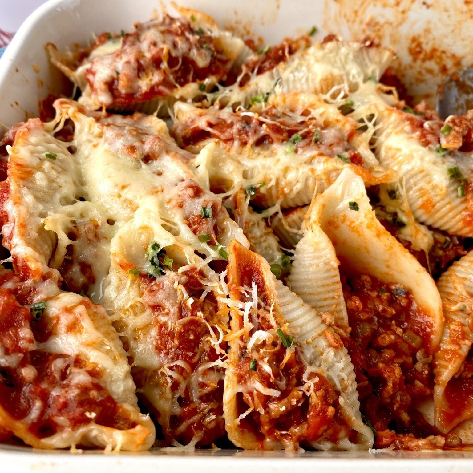 Bolognese Stuffed Conchiglioni – Stuffed Giant Shell Pasta