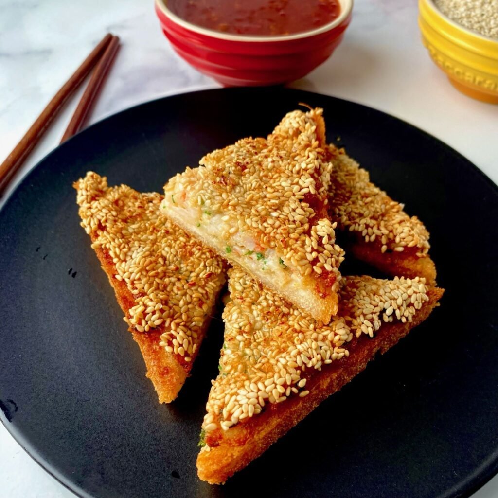 Homemade Shrimp Toast (No Egg Needed)