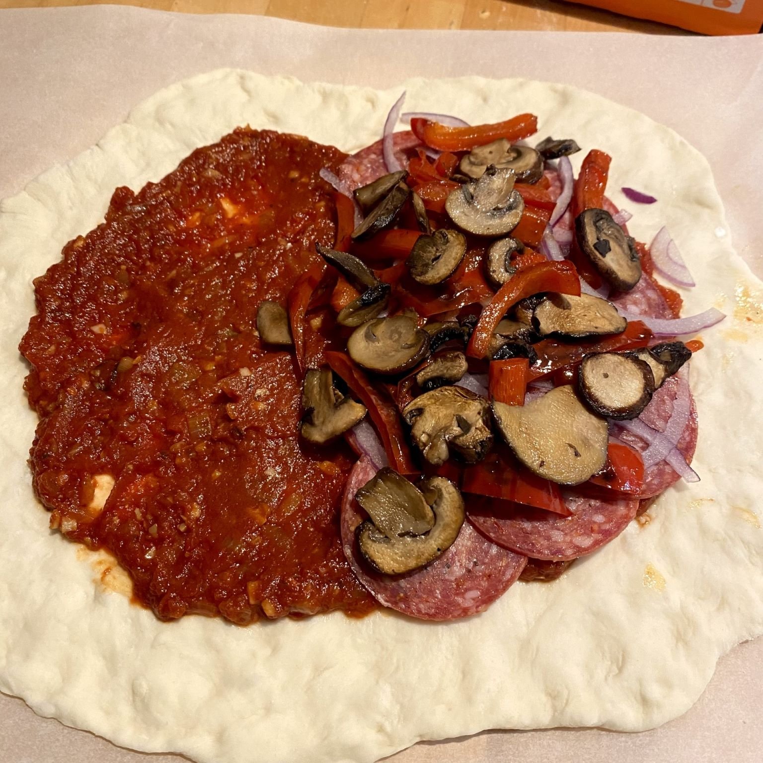 Pepperoni Calzone Pizza