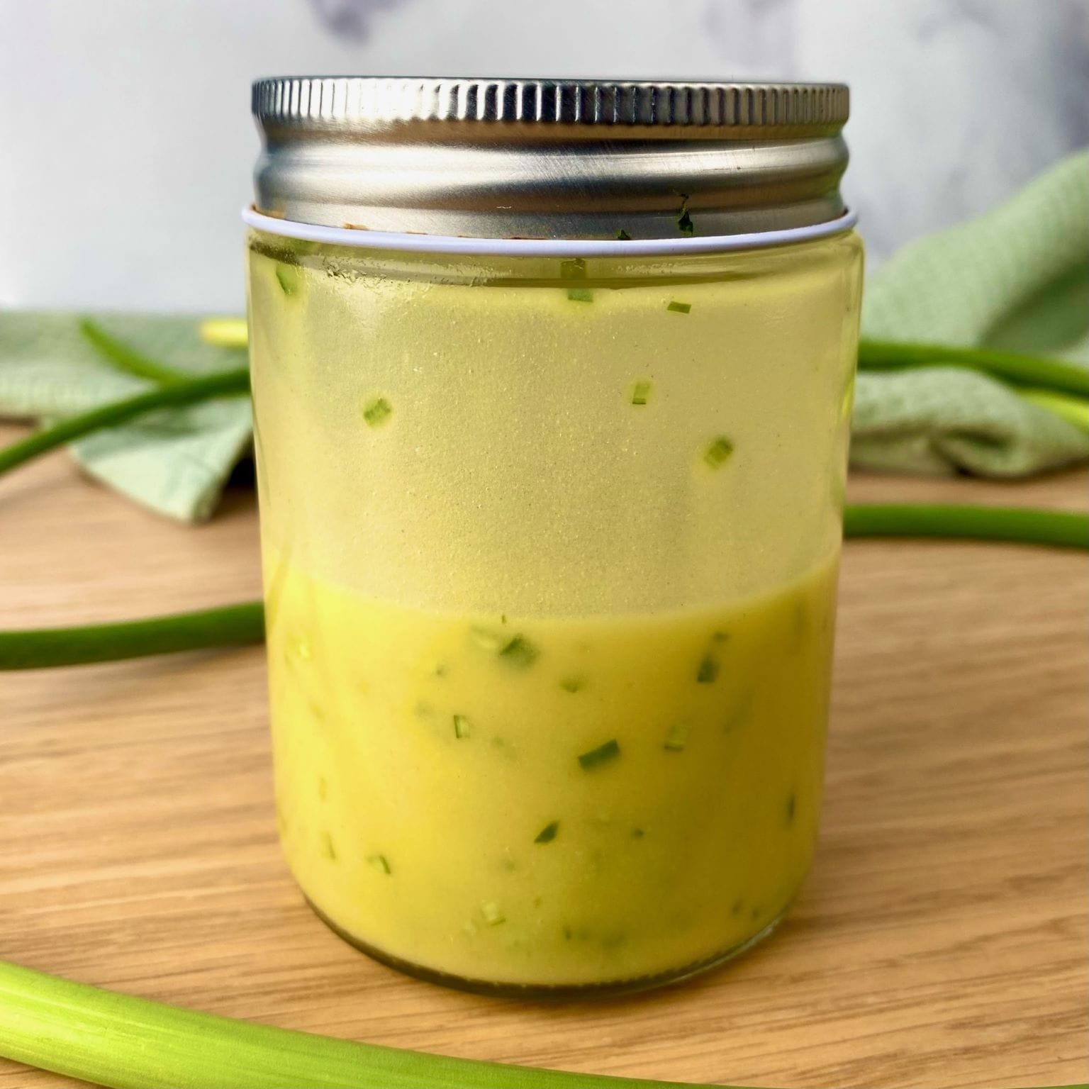 Garlic Scape Salad Dressing