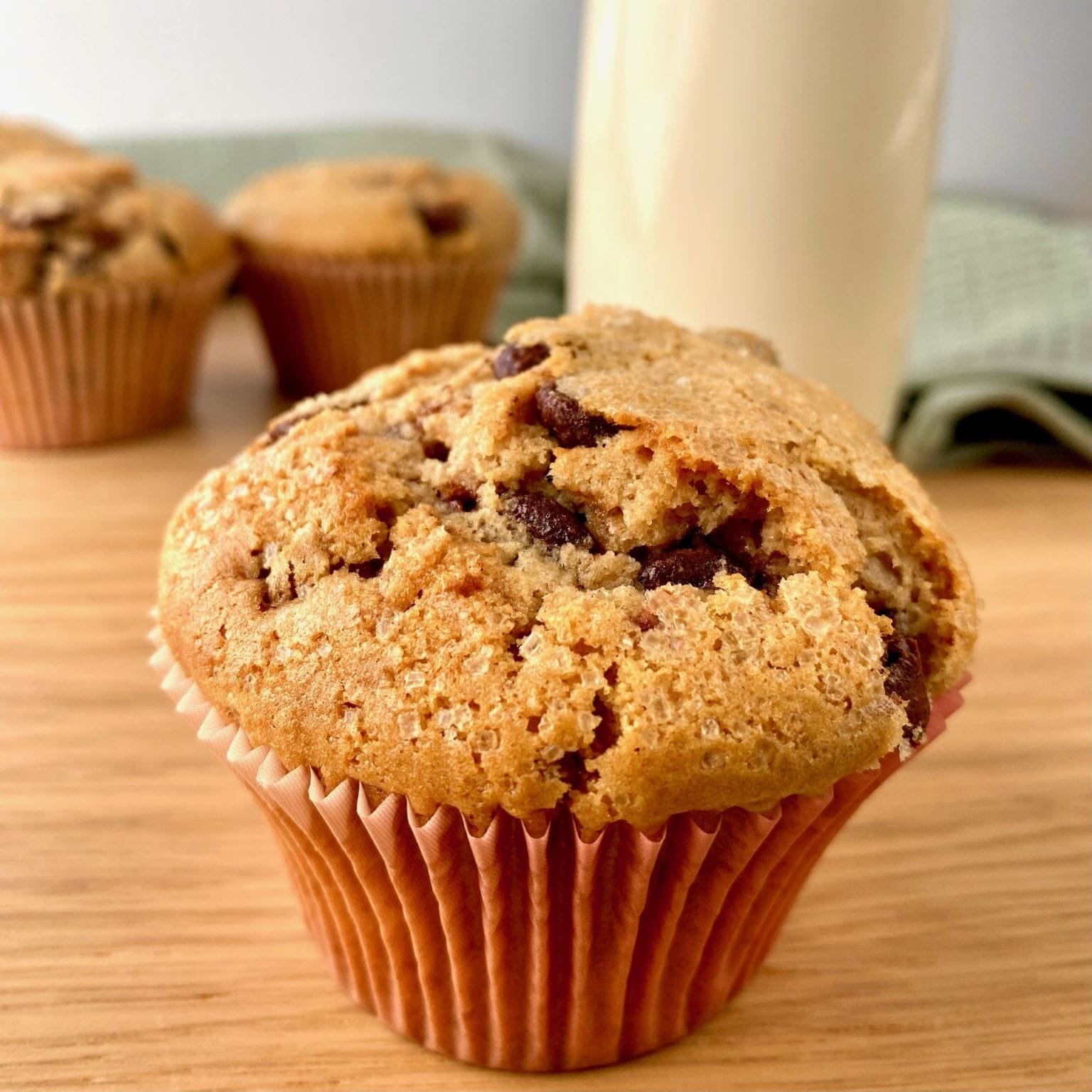 Loaded Chocolate Chip Muffins