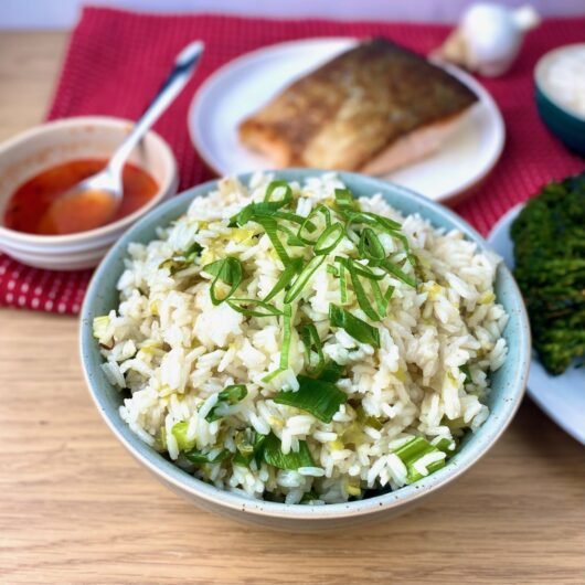 Steamed Scallion Rice Recipe